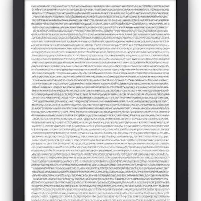 Movie Script Print - Etsy