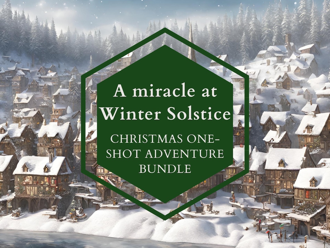 Christmas Adventure Dnd 5e, Battle Maps, Token, One-shot, Dnd Map ...