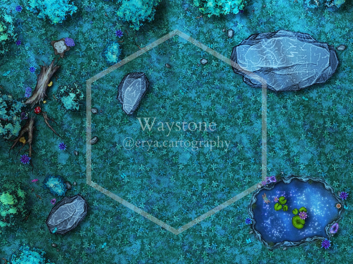 Waystone Battle Map 4K 2K, Dnd Map, Dungeons and Dragons, Roll20 ...