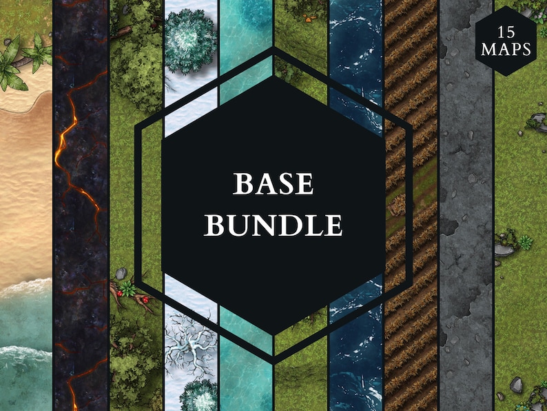 Base Map Bundle 2K 15 Battle Maps Dnd Map Dungeons and - Etsy UK