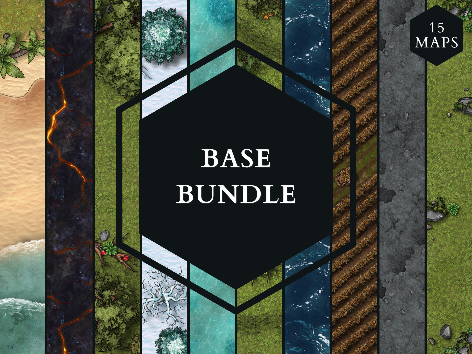 Base Map Bundle 2K 15 Battle Maps Dnd Map Dungeons and - Etsy Australia