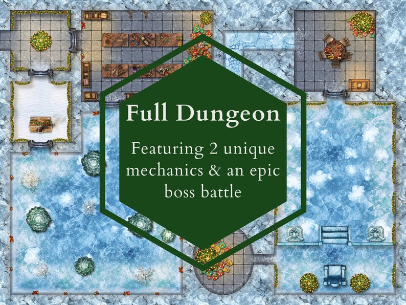 Christmas Adventure Dnd 5e, Battle Maps, Token, One-shot, Dnd Map ...