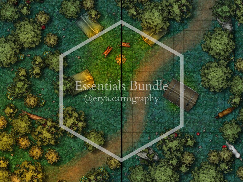 Essential Map Bundle 2K 10 Battle Maps Dnd Map Dungeons and - Etsy UK