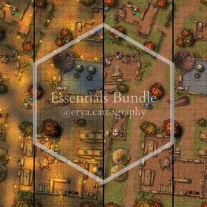 Essential Map Bundle 2K, 10 Battle Maps, Dnd Map, Dungeons and Dragons ...