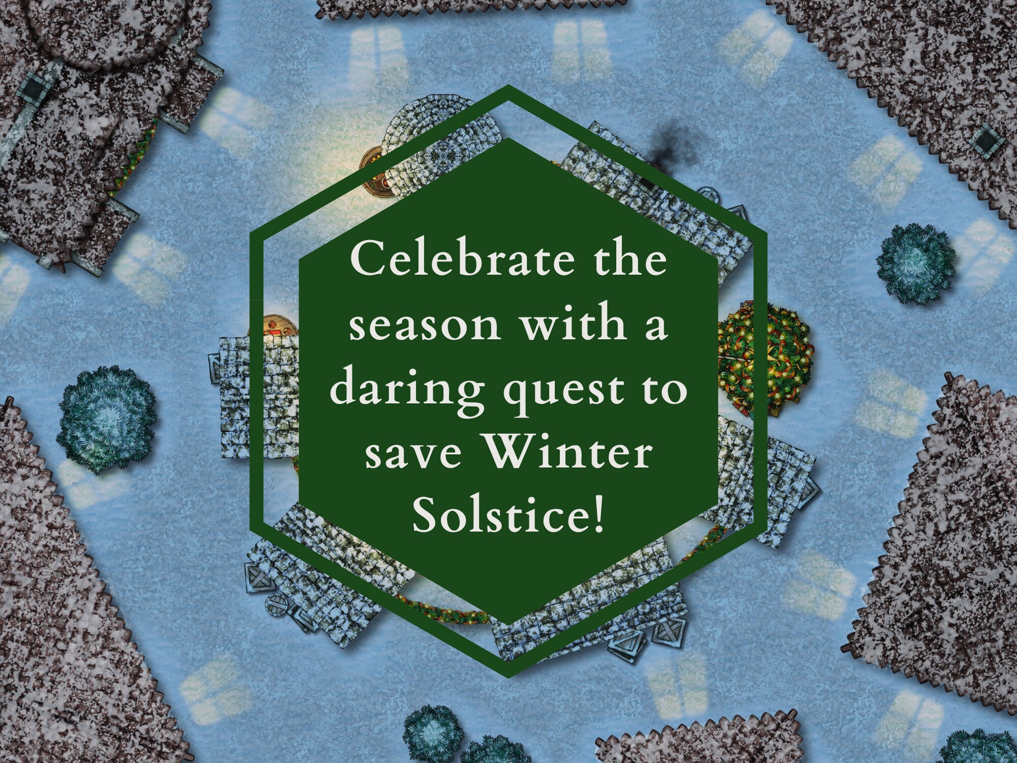 Christmas Adventure Dnd 5e, Battle Maps, Token, One-shot, Dnd Map ...