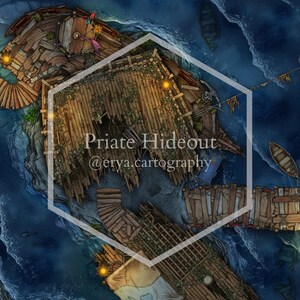 Pirate Hideout Battle Map 4K 2K Dnd Map Dungeons and - Etsy Ireland