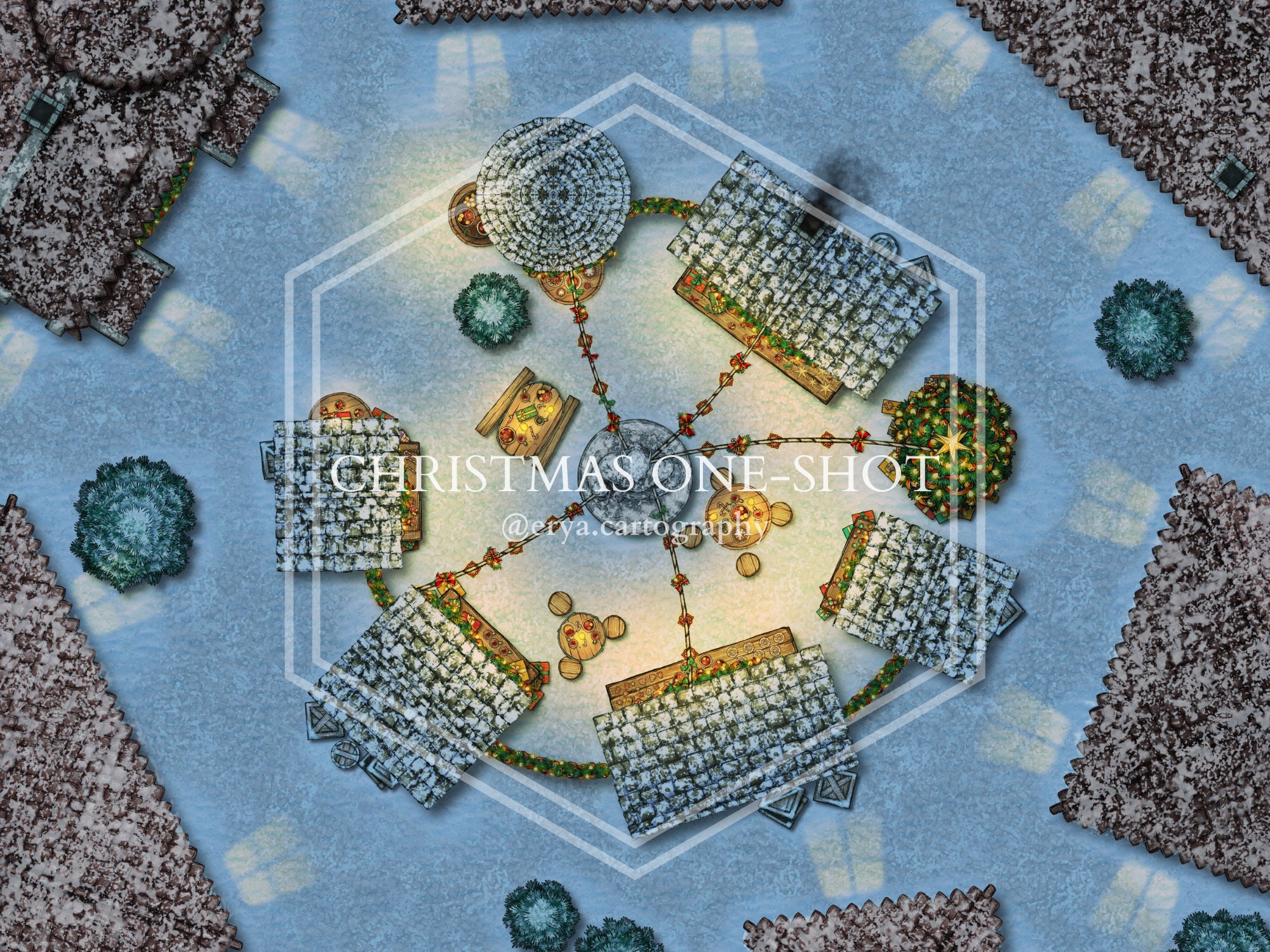 Christmas Adventure Dnd 5e, Battle Maps, Token, One-shot, Dnd Map ...