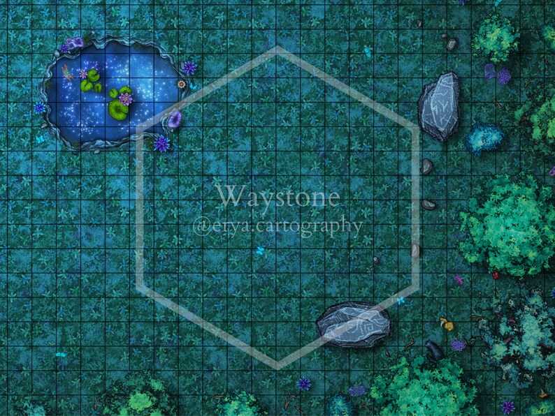 Waystone Battle Map 4K 2K, Dnd Map, Dungeons and Dragons, Roll20 ...