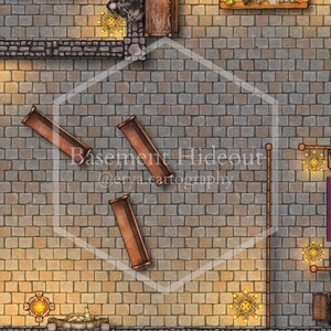Basement Hideout Battle Map 4K 2K, Dnd Map, Dungeons and Dragons ...