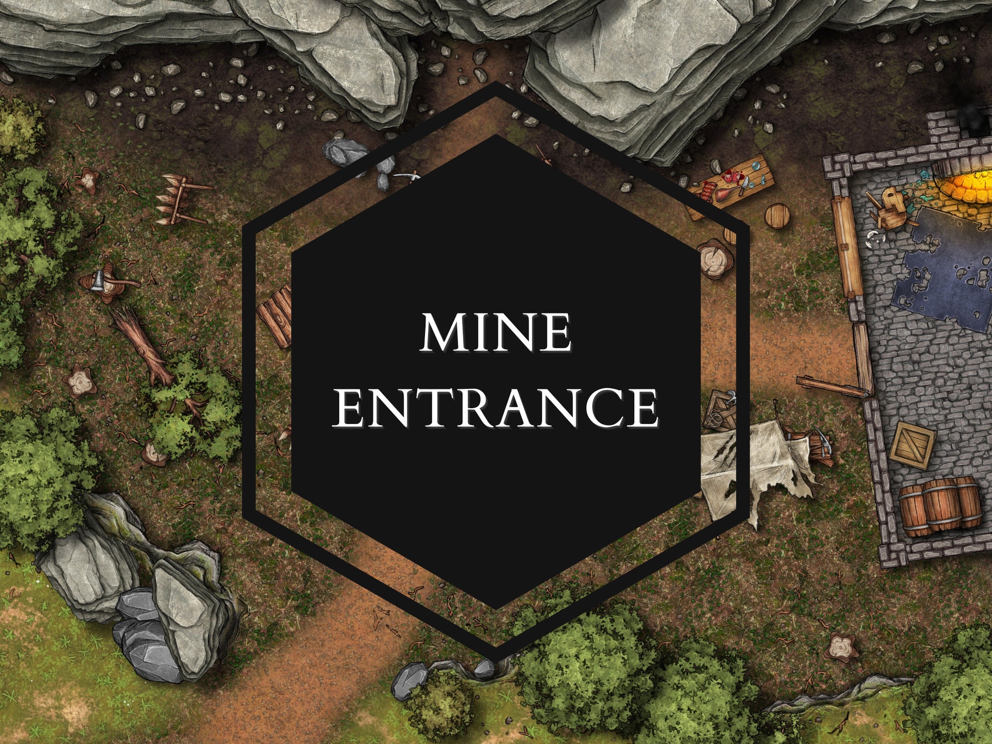 Fantasy Mine Entrance