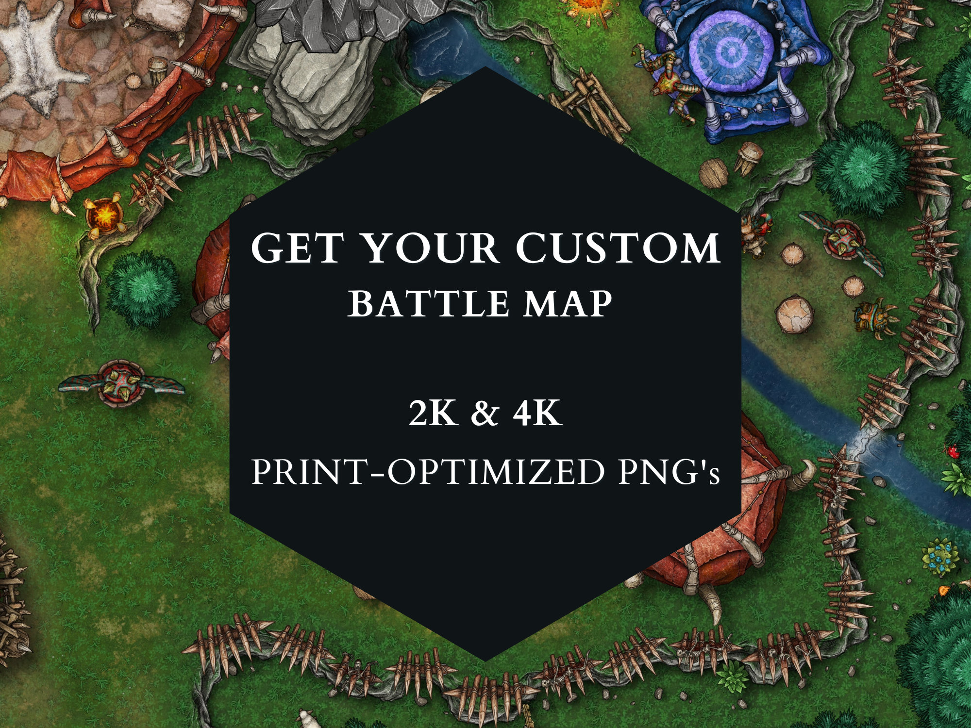 Custom Battle Map 4K 2K, Dnd Map, Commission, Dungeons and Dragons ...