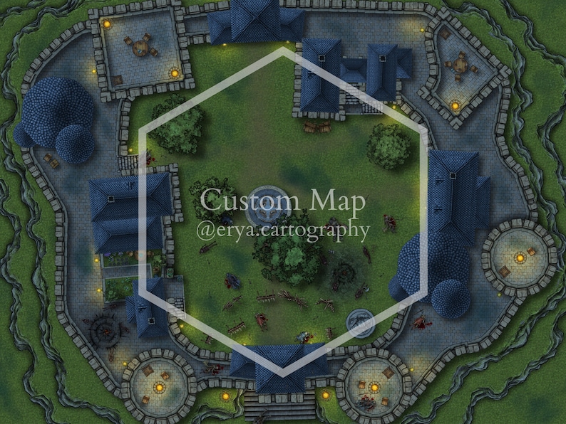 Custom Battle Map 4K 2K, Dnd Map, Commission, Dungeons and Dragons ...