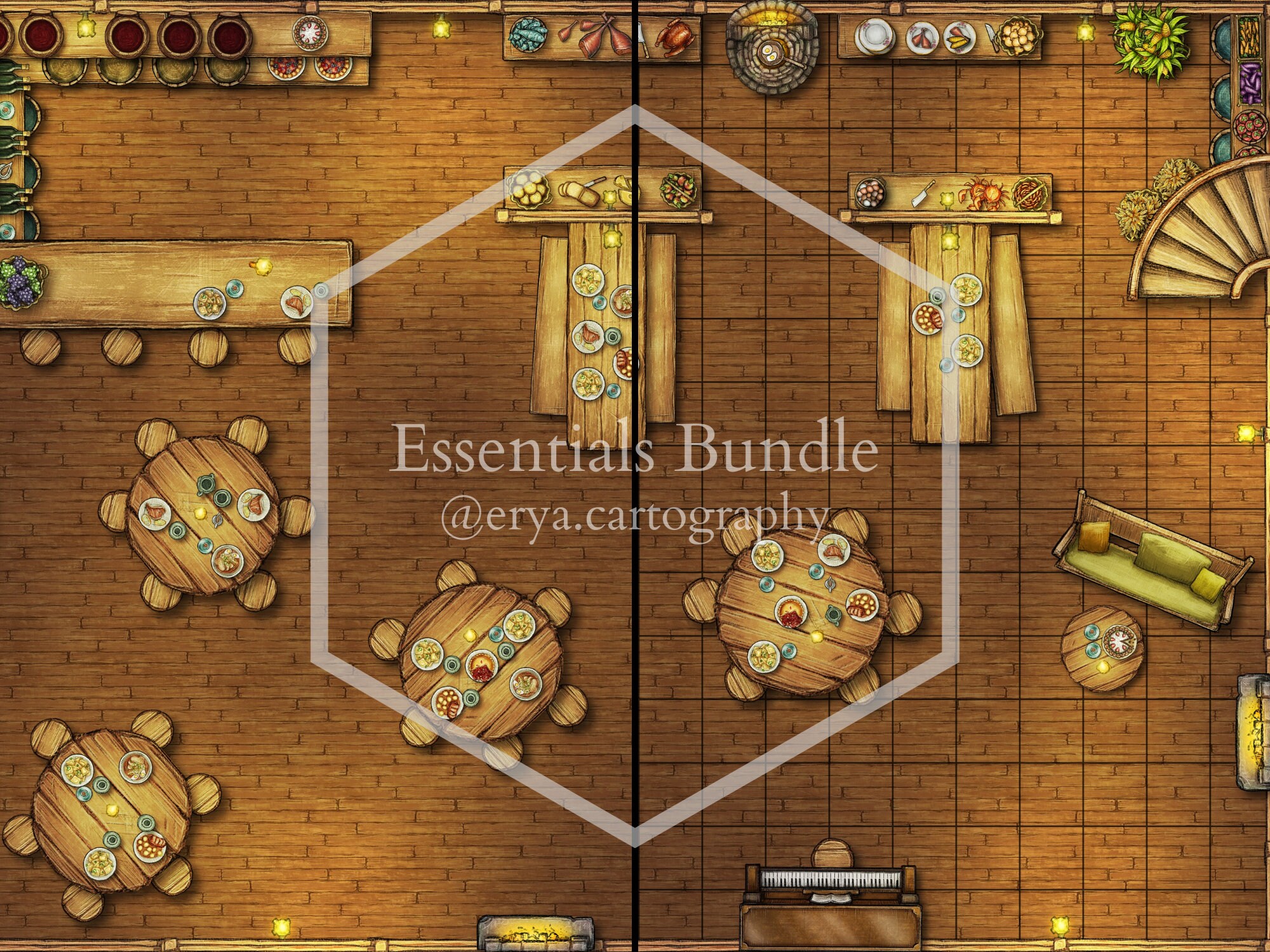 Essential Map Bundle 2K 10 Battle Maps Dnd Map Dungeons and - Etsy