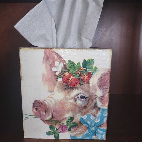 Tissue Box Cover - Etsy