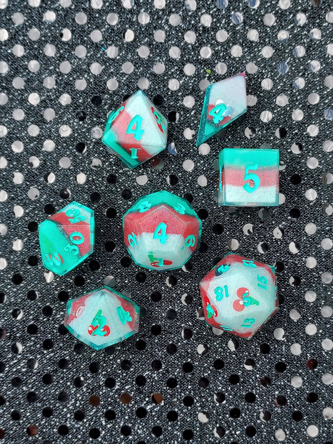 Darling Diner Dice Set | Miss Lala | D&D - Etsy