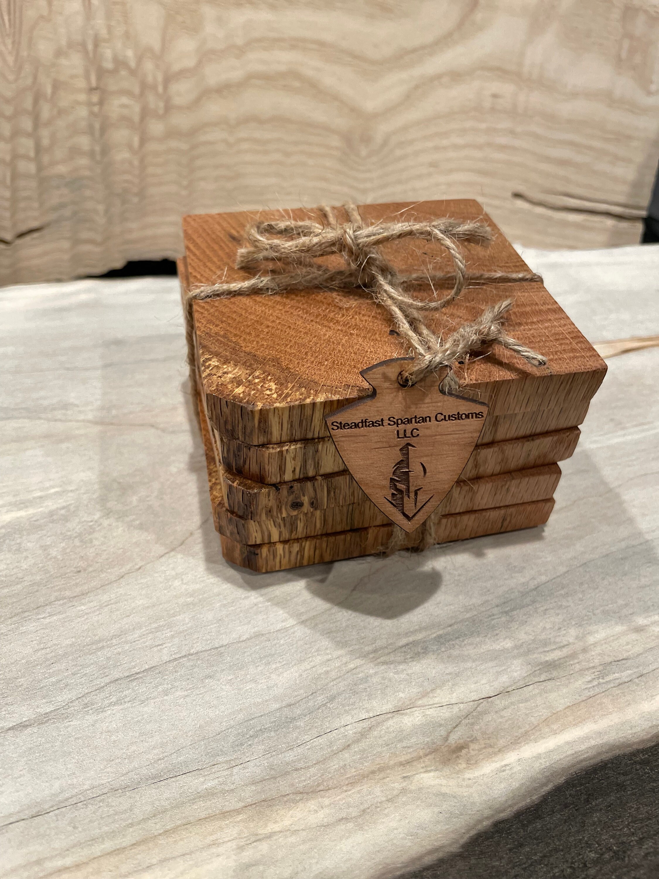 Rustic Reclaimed Oak Coasters - Etsy