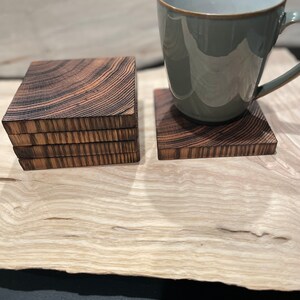 Rustic Reclaimed Oak Coasters - Etsy