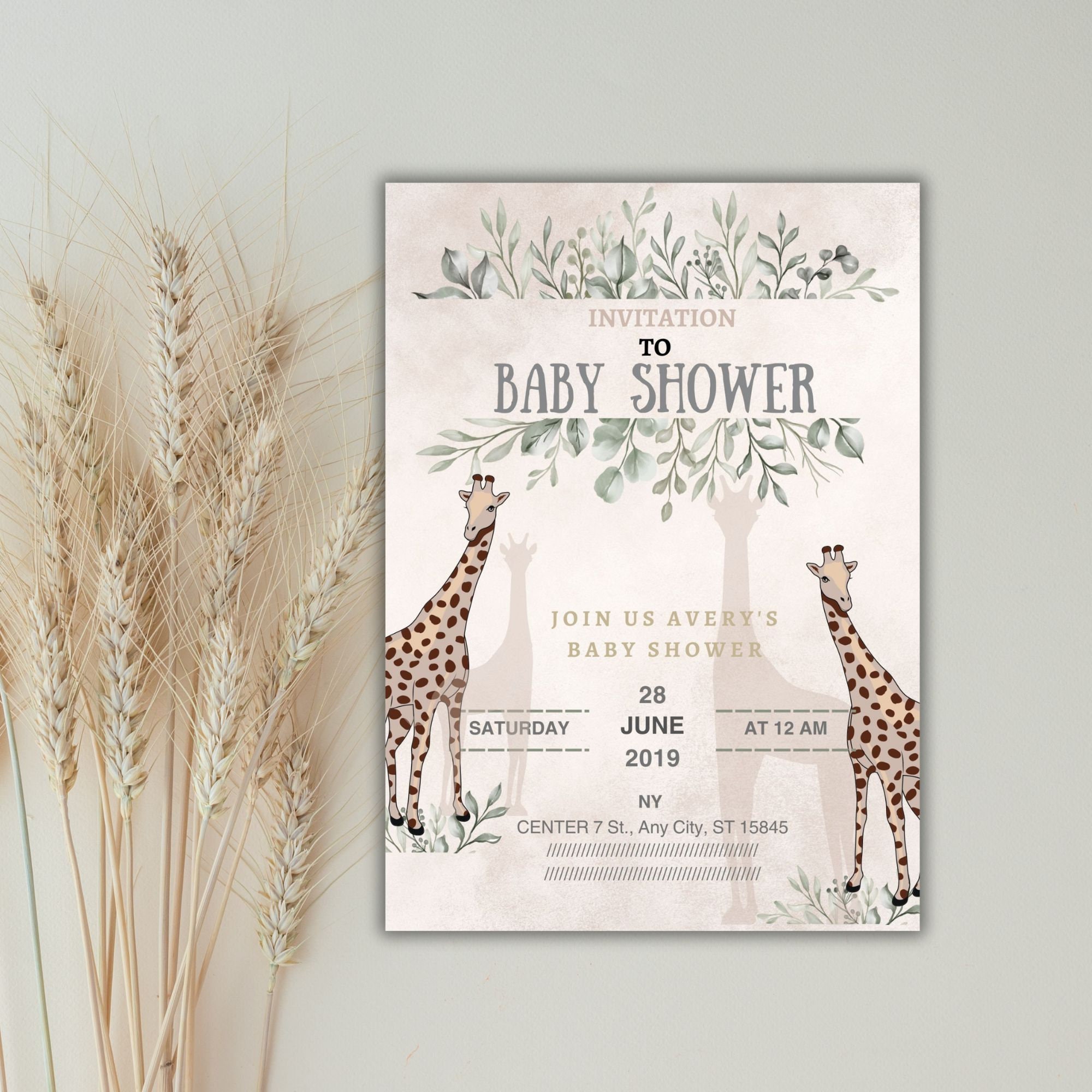Editable Baby Shower Invitation Baby Shower, Invitation Baby Shower ...