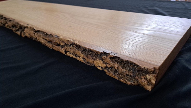 Live Edge White Ash Slab - Etsy