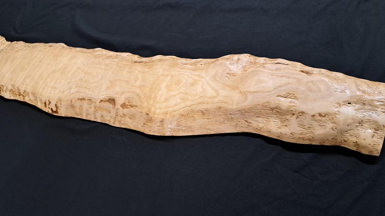 Live Edge Curly White Oak Slab - Etsy Australia