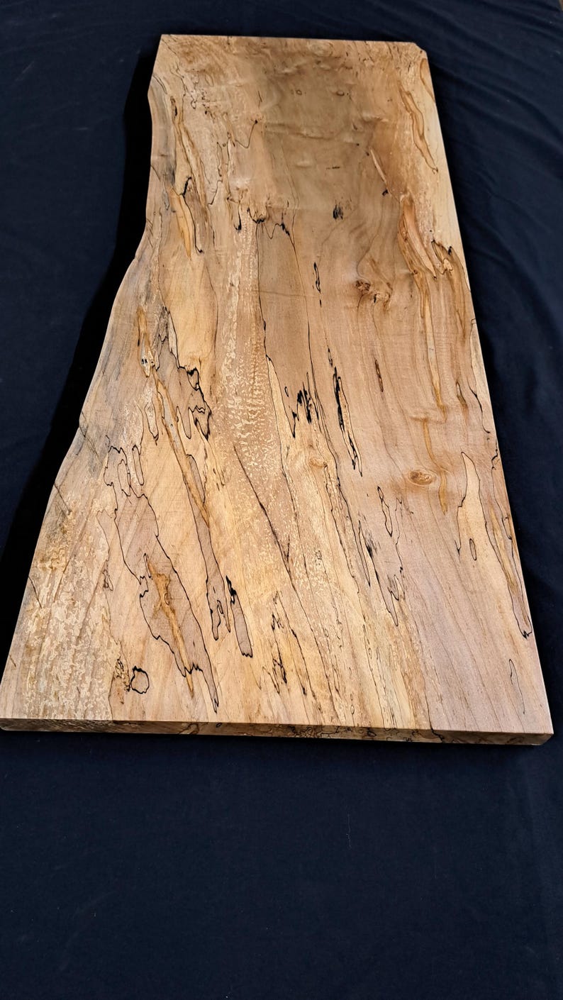 Live Edge Spalted Ambrosia Silver Maple Slab...table Top... - Etsy