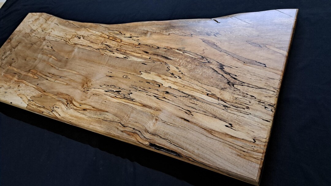 Live Edge Spalted Ambrosia Silver Maple Slab...table Top... - Etsy