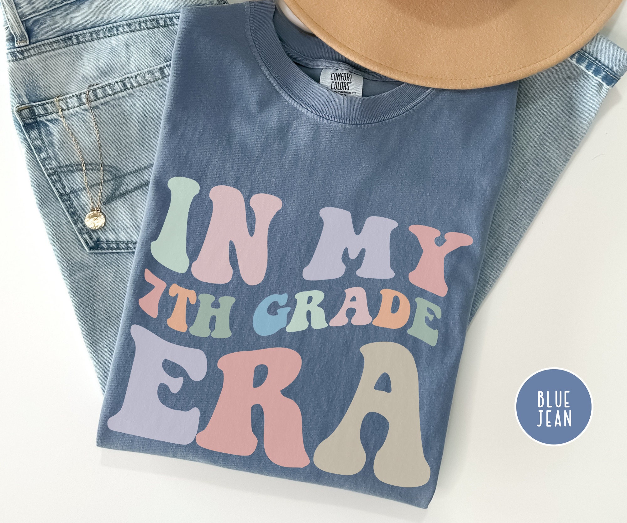 In My 7th Grade Era, Teacher Shirt, Comfort Colors, Seventh Grade ...