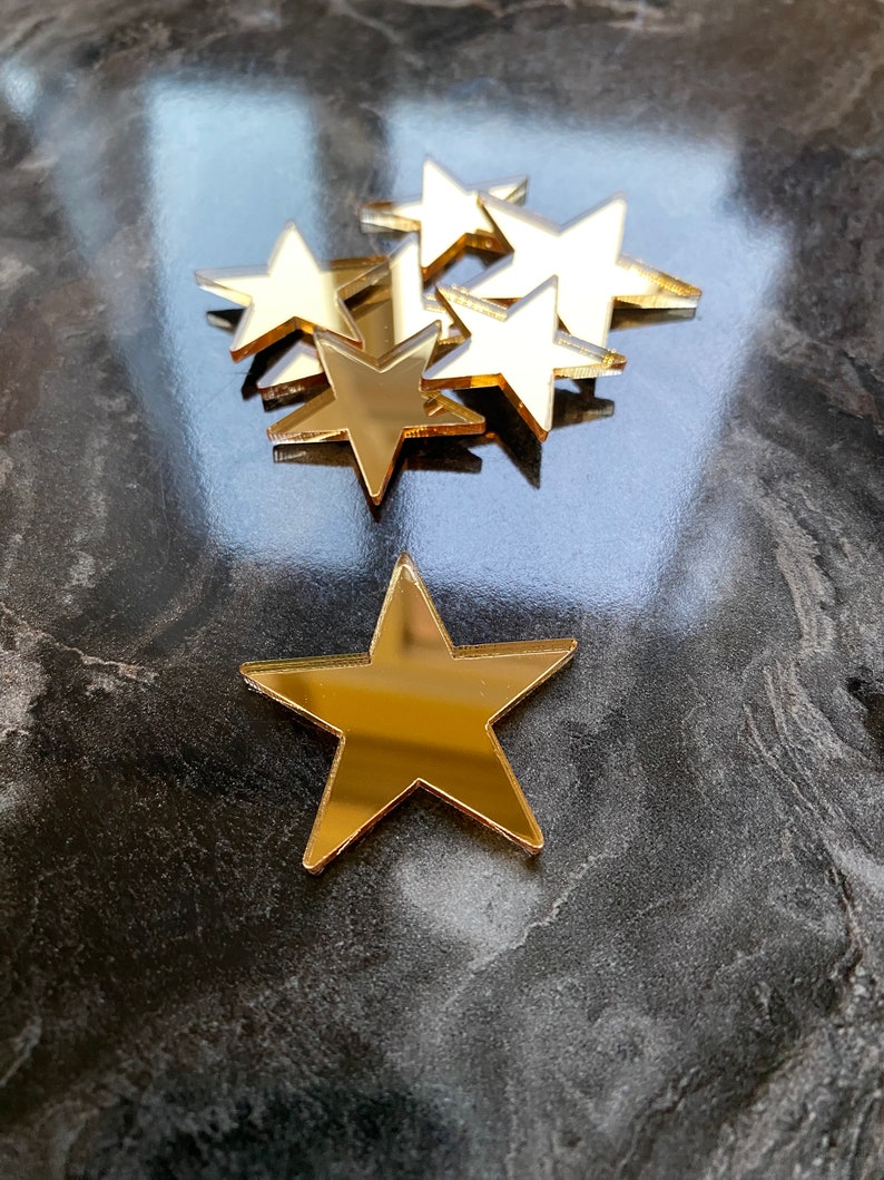 Lot of Acrylic Stars, Star Shapedacrylic Set of DIY Crafting Project ...