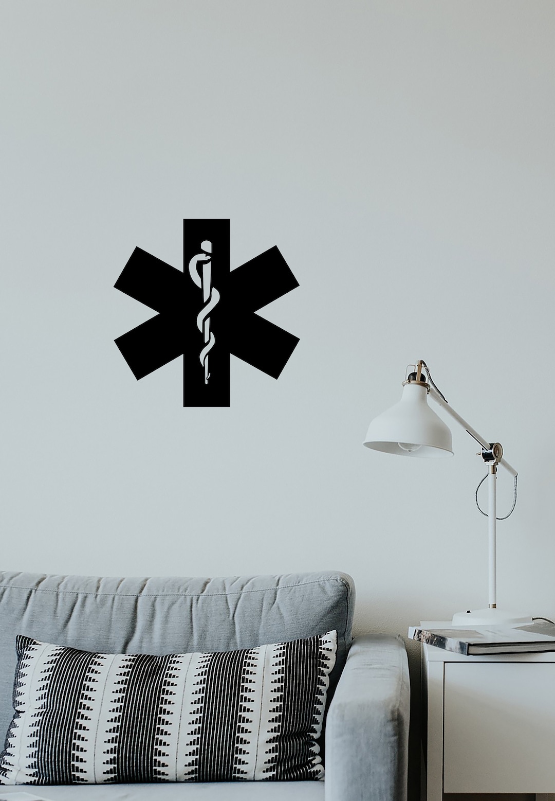 Acrylic Star of Life Sign, EMS Paramedic Door Decor - Etsy
