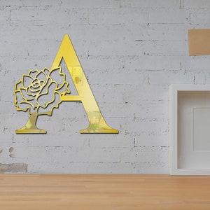 Large Gold Letters, Acrylic Wedding Large Ornament, Big Wedding Sign ...