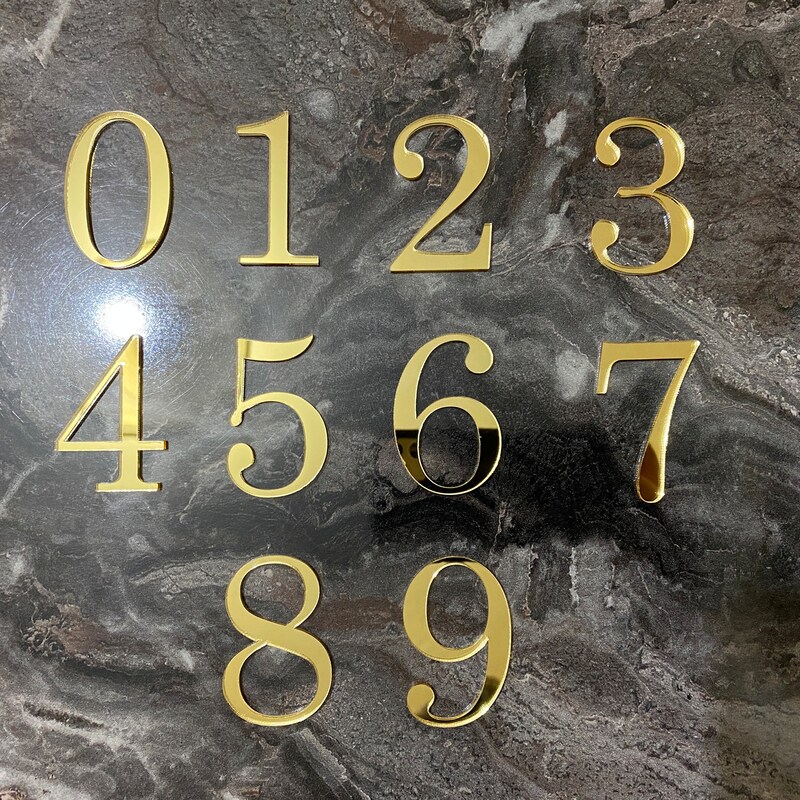 Stick on Door Numbers - Etsy