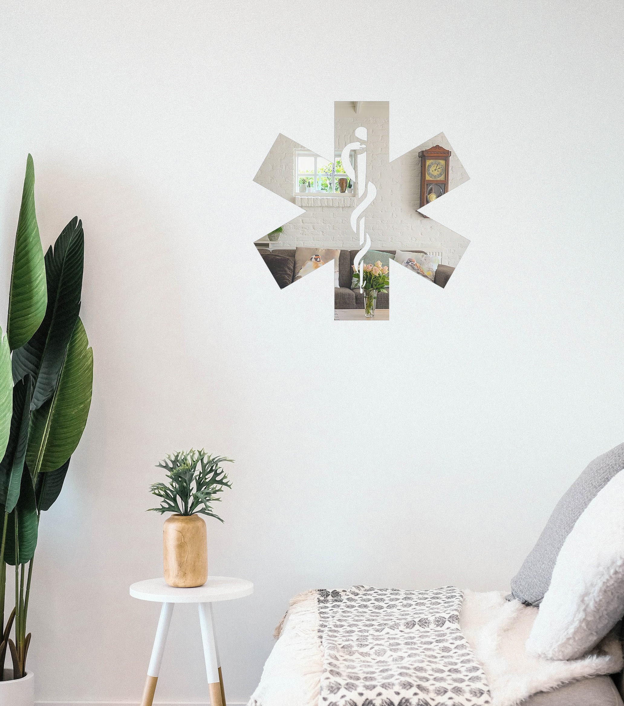 Acrylic Star of Life Sign, EMS Paramedic Door Decor - Etsy