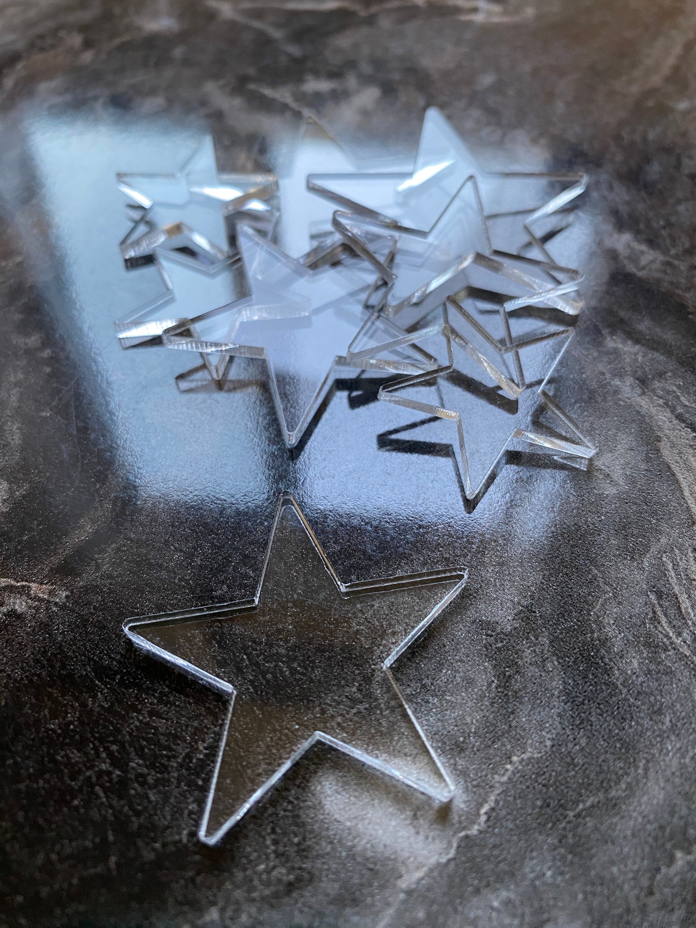 Lot of Acrylic Stars, Star Shapedacrylic Set of DIY - Crafting ...