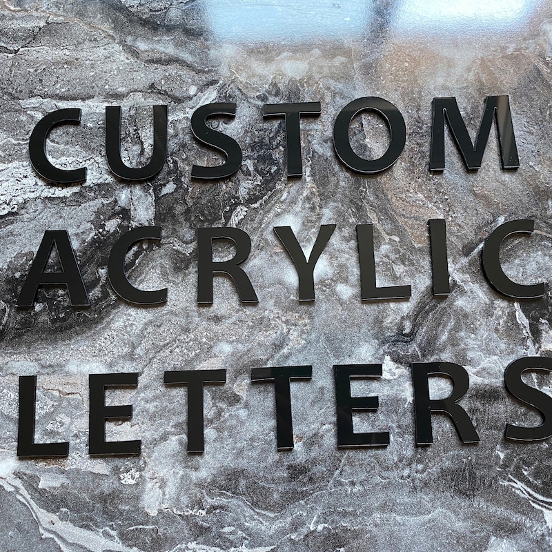 Acrylic Letters - Etsy