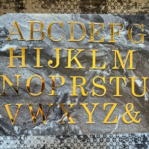 Custom Gold Letters, Acrylic Wedding Letters, Wedding Welcome Sign ...