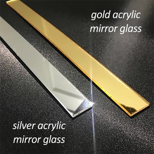 Gold Letters - Personalized Acrylic Sign - Gold, Silver Mirror Aceylic ...