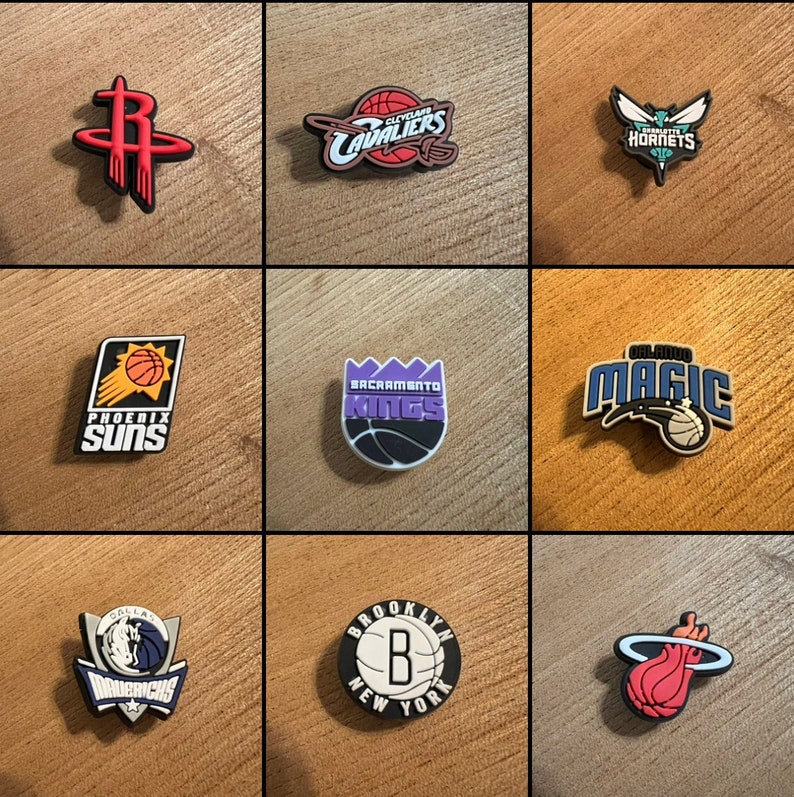 NBA Basketball Jibbitz 28 Available - Etsy UK