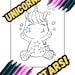 Unicorn and Stars Coloring Page - Etsy