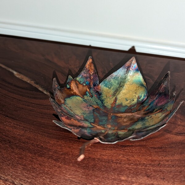 Copper Leaf - Etsy