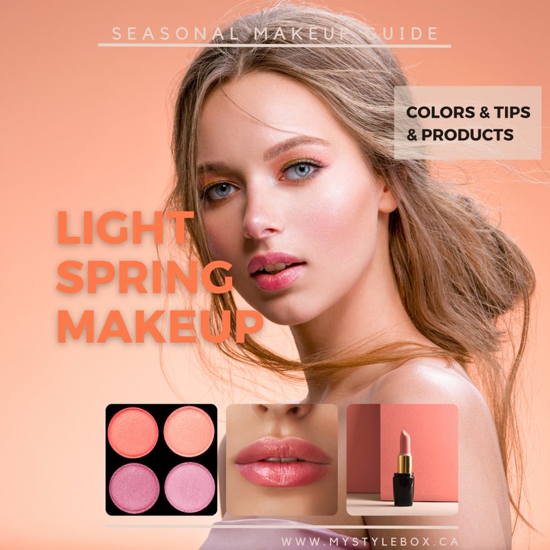 Light Spring Color Season Makeup Guide - Etsy