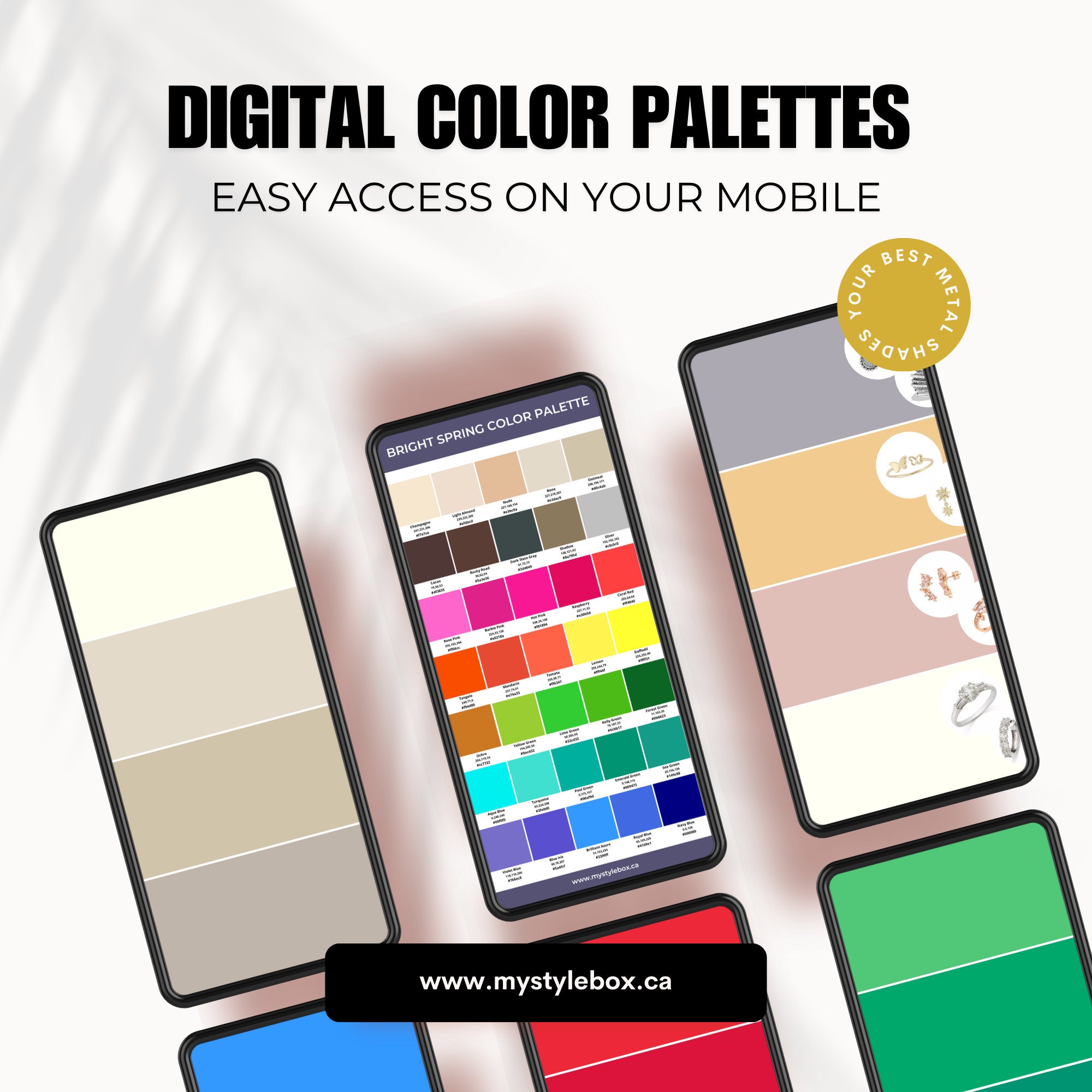 Dark (deep) Autumn Season Digital Color Palette - Etsy
