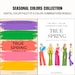 True Spring Season Digital Color Palette and Color Combinations Bundle ...