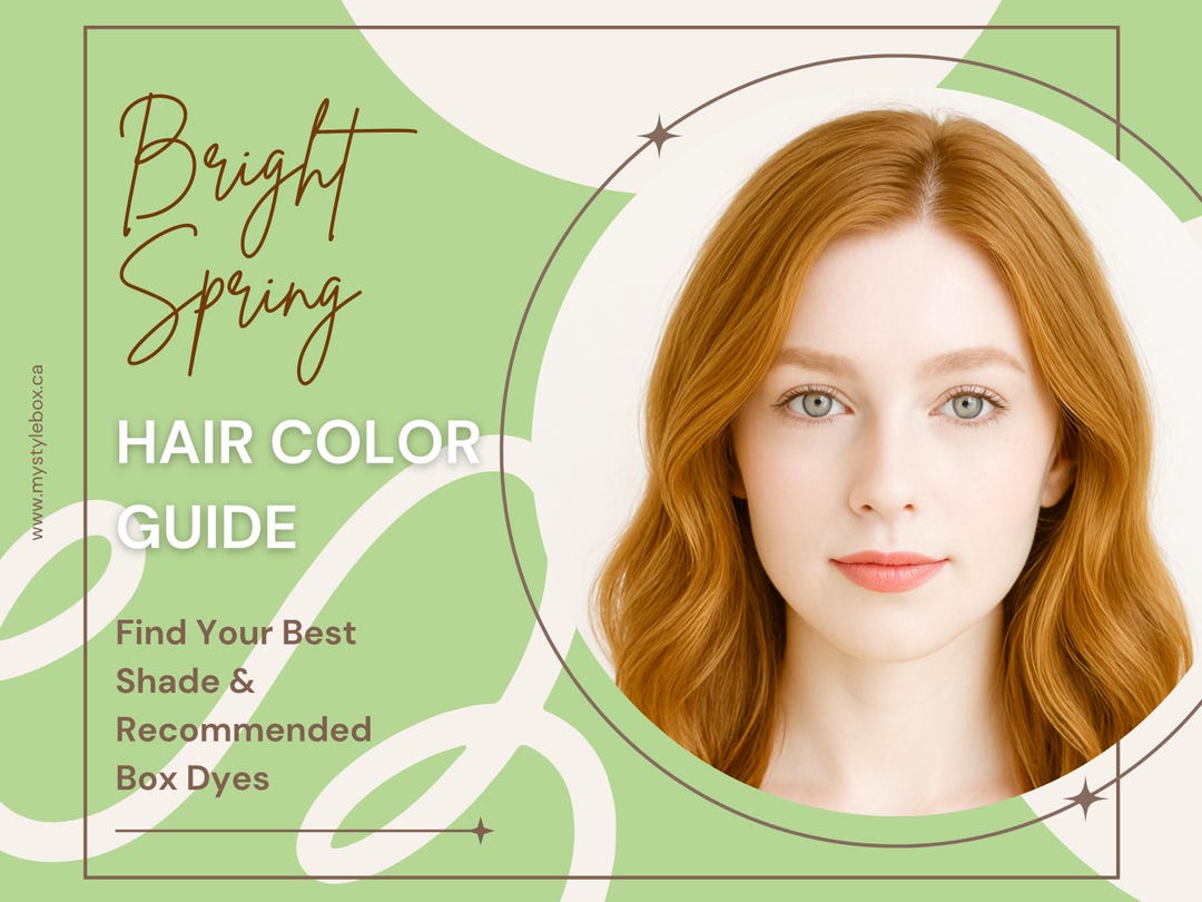 Bright Spring Hair Color Guide: At-home Dye Options (PDF) - Etsy