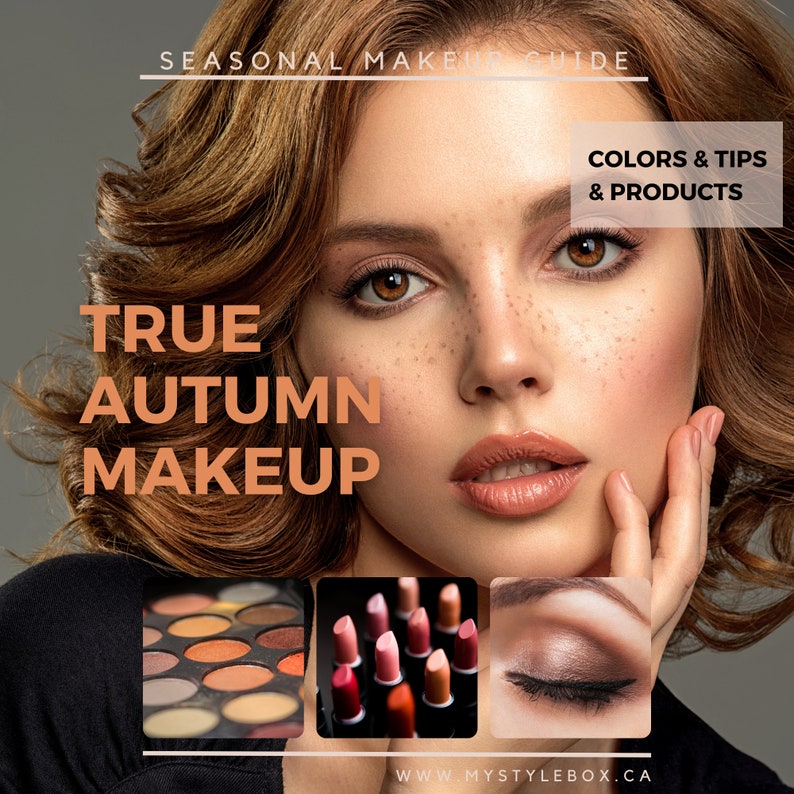 True Autumn Color Season Makeup Guide - Etsy