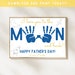 Handprint Father's Day Craftdiy Elementary/preschool Father's Day Craft ...