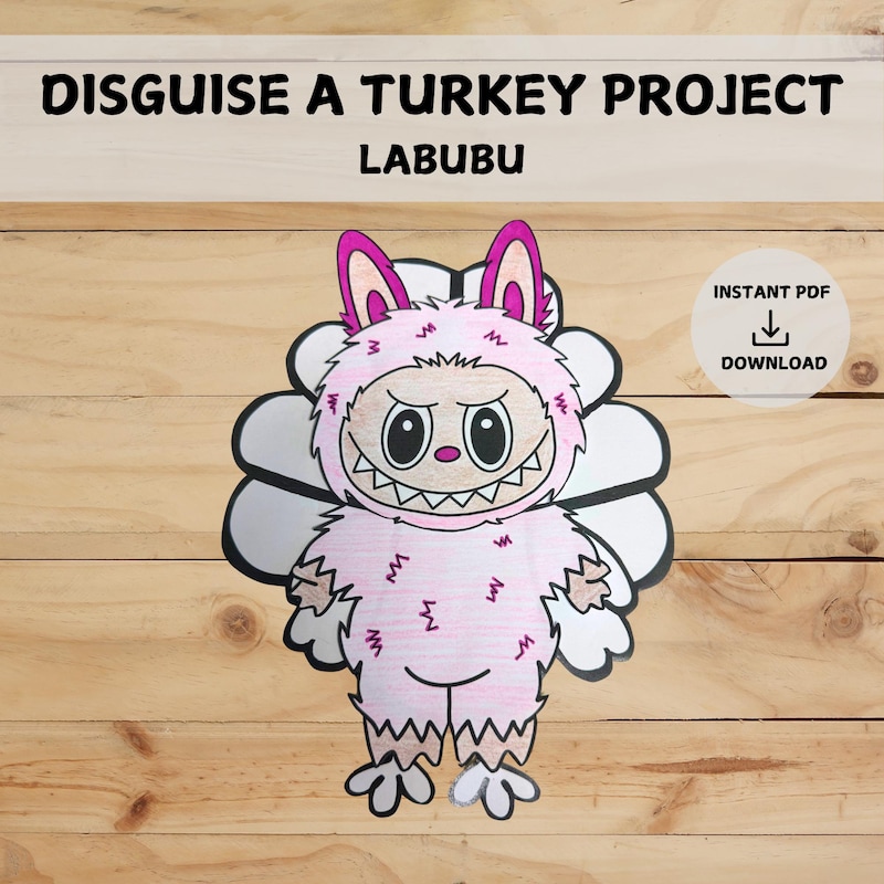 Labubu Turkey Disguise - Etsy