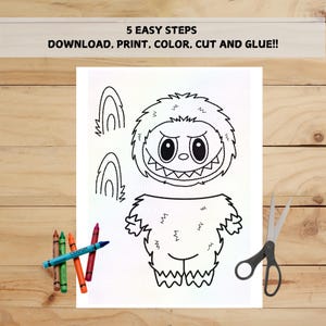 Disguise a Turkey Project | Labubu | Color Yourself | Digital Download ...
