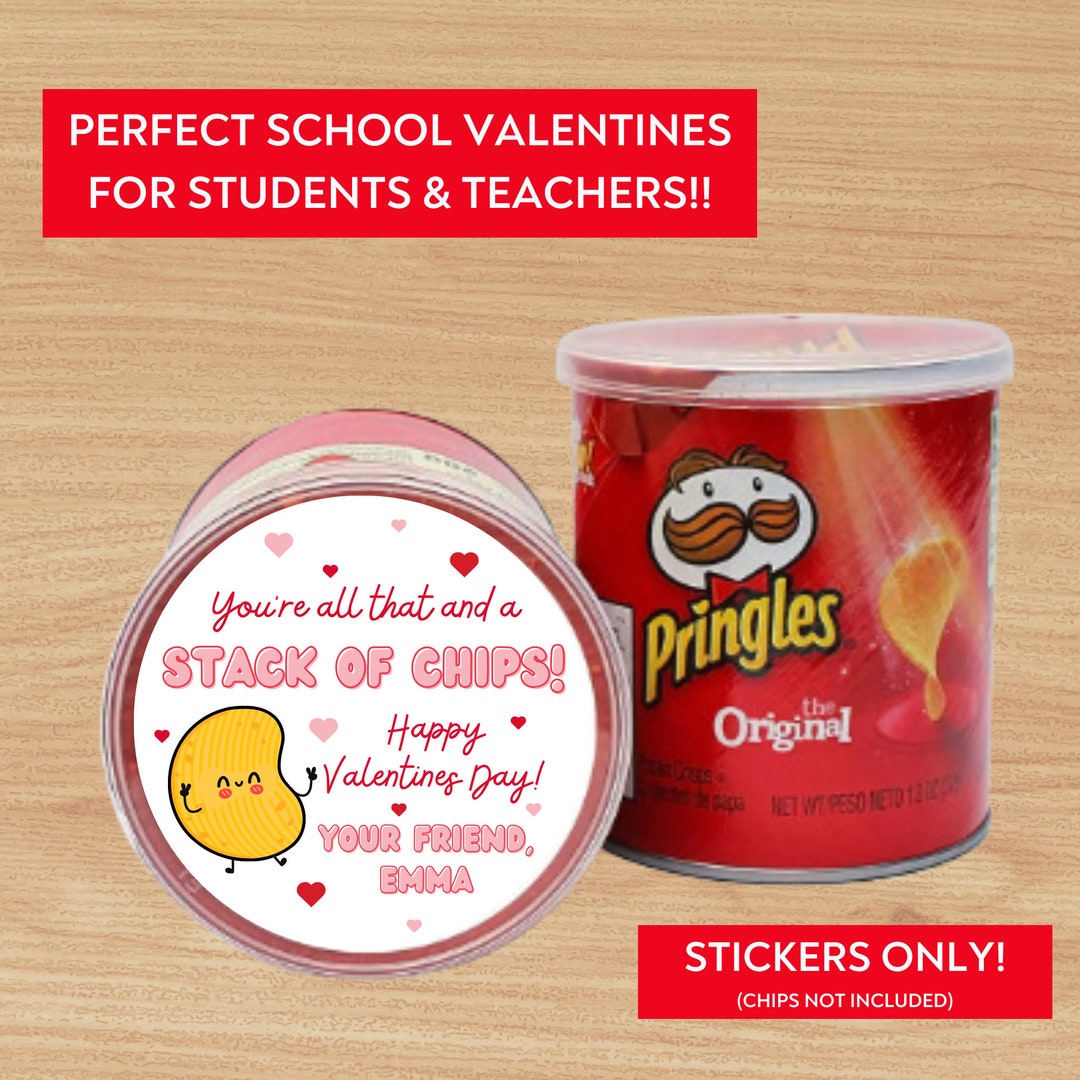 Chip Valentine Stickers | You’re All That and A Stack of Chips ...