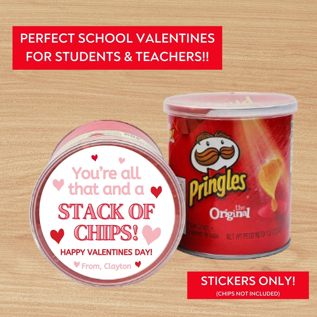 Chip Valentine Stickers | You’re All That and A Stack of Chips ...