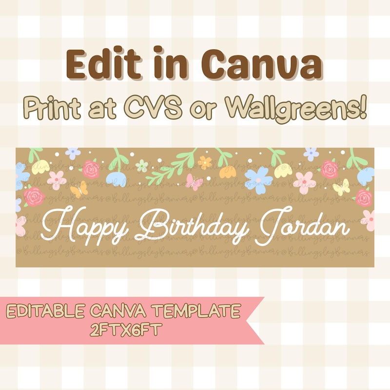 Custom Walgreens Banner - Etsy